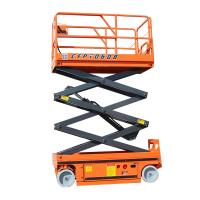 China 300kg Steel Structure Hydraulic Scissor Lift Table / Electric Lifting Platform for sale