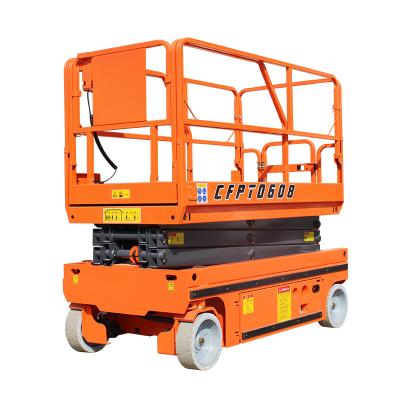 China 300kg Steel Structure Hydraulic Scissor Lift Table / Electric Lifting Platform for sale