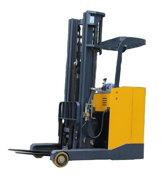 Quality Convenient Monta Cargas Li-ion Battery Electric Reach Truck with Battery Charger for sale