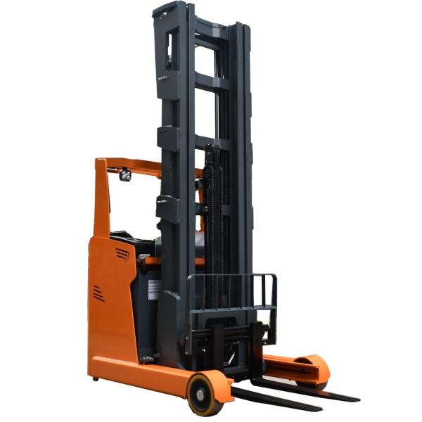 Quality Convenient Monta Cargas Li-ion Battery Electric Reach Truck with Battery Charger for sale