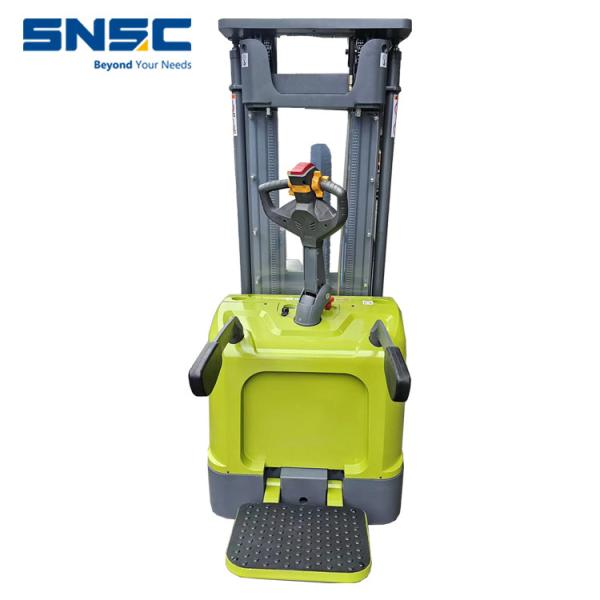 Quality Electric Apilador Stacker 1500kg 2000kg Rider Stacker Forklift with Customer Demanded for sale