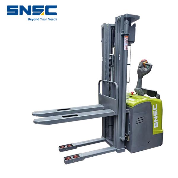 Quality Electric Apilador Stacker 1500kg 2000kg Rider Stacker Forklift with Customer for sale