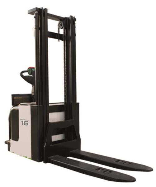 Quality Min. Lifting Height 145mm Full Electric Pallet Stacker Forklift For Warehouse Operations for sale