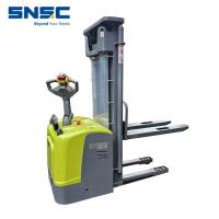 Quality 1500kg and 2000kg AC Motors Electric Apilador Stacker with Full Free Mast Design for sale