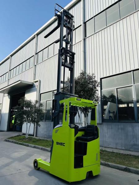 Quality High Lifting Height 12m 2 Ton Reach Forklift with 122mm Fork Width AC Motor for sale