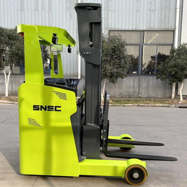 Quality High Lifting Height 12m 2 Ton Reach Forklift with 122mm Fork Width AC Motor for sale