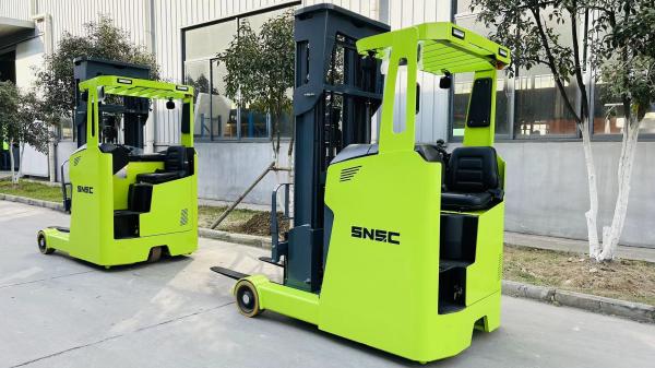 Quality High Lifting Height 12m 2 Ton Reach Forklift with 122mm Fork Width AC Motor for sale