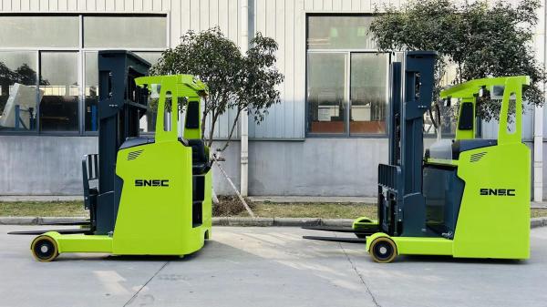 Quality High Lifting Height 12m 2 Ton Reach Forklift with 122mm Fork Width AC Motor for sale