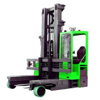 Quality 3Ton 4Ton Electric Multi Directional Forklift With Closed Cabin And USA CURTIS for sale