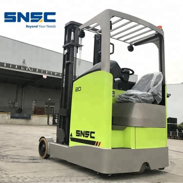 Quality AC Motor Powered SNSC 1.6 ton 2 ton Electric Reach Truck with Pneumatic Standard for sale