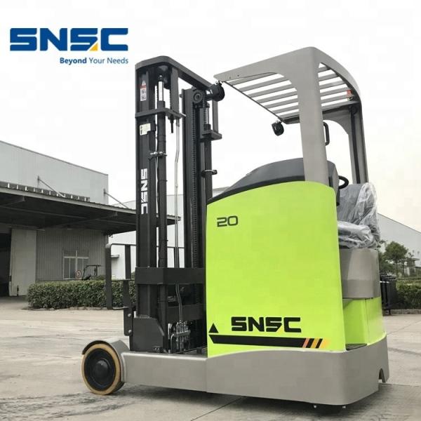Quality AC Motor Powered SNSC 1.6 ton 2 ton Electric Reach Truck with Pneumatic Standard for sale