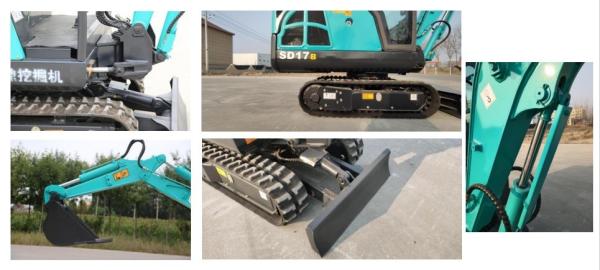 Quality Heavy Duty Crawler Mini Excavator 1 Ton Featuring Japan Kubota Engine for sale