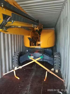 China 6-30m SNSC Self Propelled Electric Diesel Powered Telescopic Boom Lifts Online Support for sale