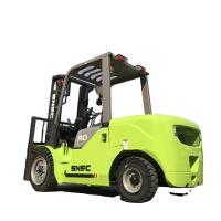 Quality 3.5 Ton 3000kg Triple Mast Diesel Forklift Off Road 4X4 Wheel Loader for Home on for sale