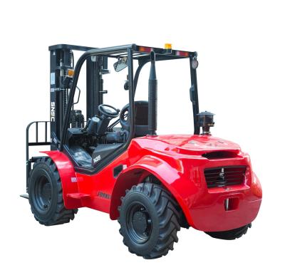 China 2WD 4WD Diesel Engine Forklift Off Road 2.5ton 3ton 3.5ton 5Ton Rough Terrain Forklift for sale