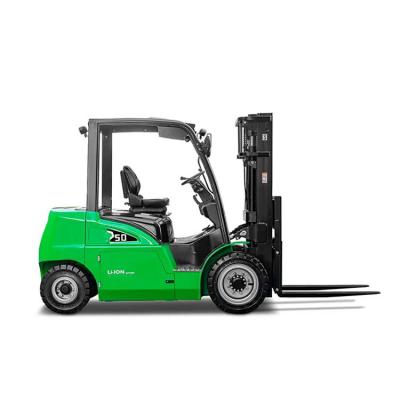 China 5 Ton Capacity Lithium Ion Battery Forklift Trucks Air / Solid Tire for sale