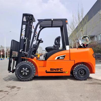 Cina Carretilla Elevadora Gasolina GLP carrello elevatore 4 tonnellate in vendita