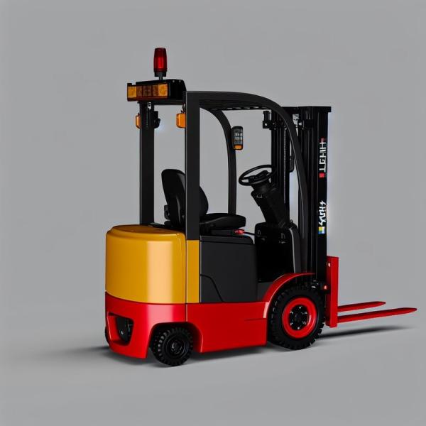 Quality 140mm Ground Clearance Electric Forklift with Optional Side Shifter in Yellow for sale