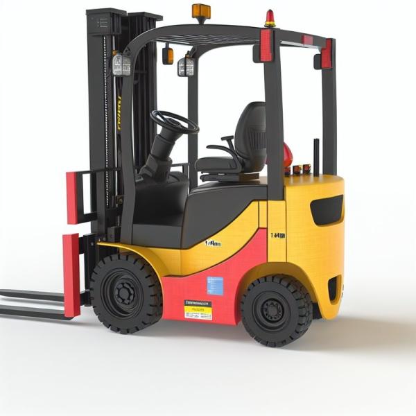 Quality 140mm Ground Clearance Electric Forklift with Optional Side Shifter in Yellow for sale