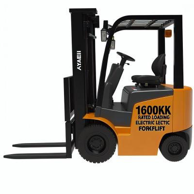 China Durable 1600kg Rated Loading Electric Forklift with Performance for Safe and Smooth Operations for sale