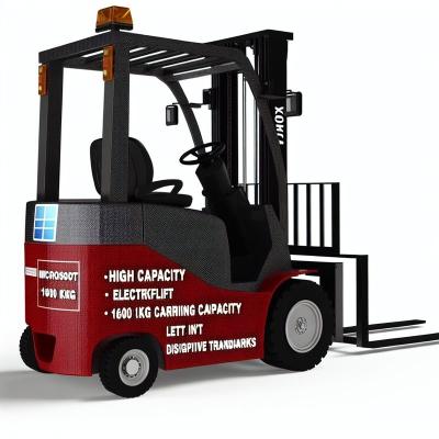 China 1600 Kg Capacity Electric Forklift 3m-6m Lifting Height for Enhanced Efficiency and Productivity for sale