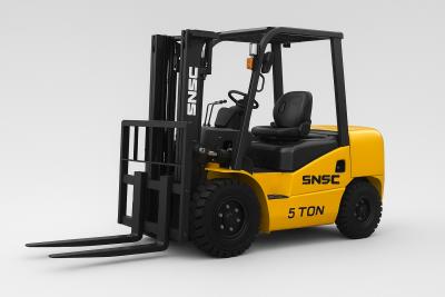 China 5 Ton Diesel Forklift FD50 With 3-Stage Mast 5000kg Rated Load for sale