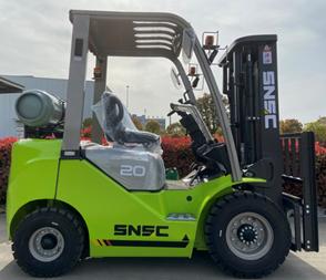 China Nissan Engine 2t LPG Gasoline Forklift Paper- Roll Clamp for sale