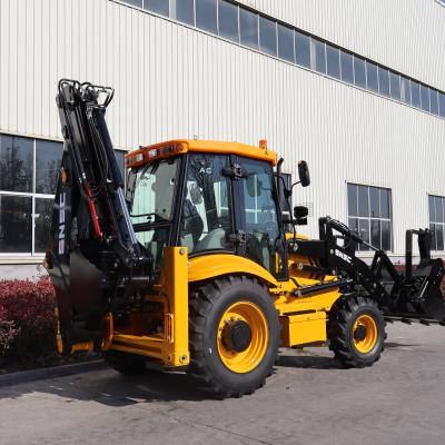 China Efficient Operation Backhoe Loader 388 With 75kw Engine And 2500kg Loading for sale