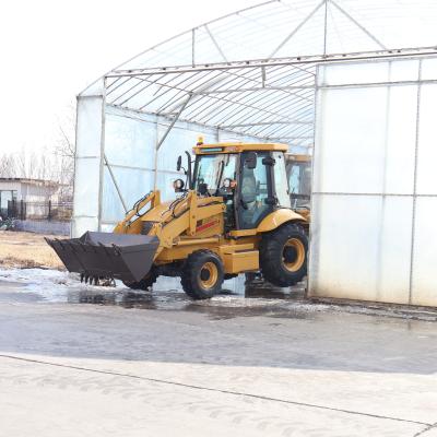 China Compact Backhoe Loader 388 With 0.3m3 Bucket And Flexible Handling for sale
