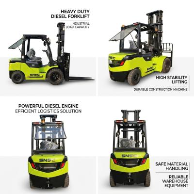 China Industrial 3 Ton Diesel Forklift With High Stability And Safety for sale