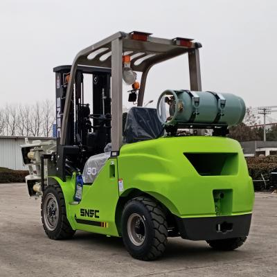 China Easy Start 3 Ton Dual Fuel Forklift LPG Gasoline Engine All Weather Use for sale