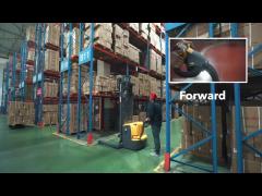 1500 kg en 2000 kg AC Motors Electric Apilador Stacker met volledig vrij mastontwerp