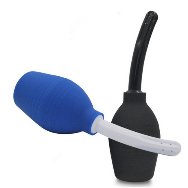 Bulbo retal para homens - lavagem anal do enema para mulheres, o líquido de limpeza Vaginal ou anal reusável do Clyster com o bocal macio e liso
