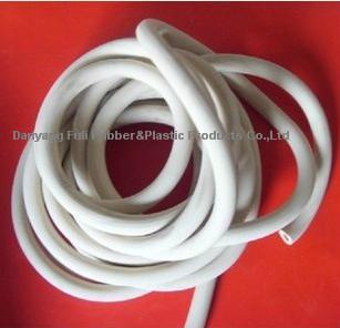 China Yellow Silicone Wire Reinforced Insulation Cover Sleeve Hose White color Latex silicone Stretch Widely Used Silicon Rubb for sale