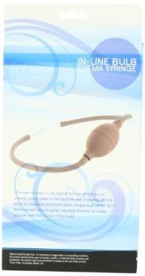 China Medical Rubber Anal Cleaner Enema Bulb Syringe Anal Douche Bulb for Enema and Vaginal Health, Orange for sale
