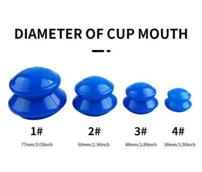 Cina Tazze stabilite foggianti a coppa del silicone dell'attrezzatura di massaggio celluliti riutilizzabili del silicone di cura del corpo delle anti in vendita