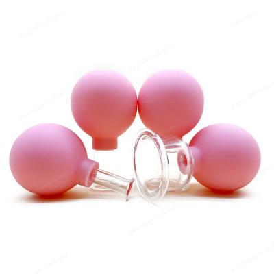 China 4 pcs different size Therapy Massage Sets Anti Cellulite Silicone Massage Cups For Facial Body Massage,Muscle Relaxation for sale