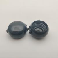 China 24 410 Ball Shape Plastic Flip Top Cap With Ribbed Closure for sale