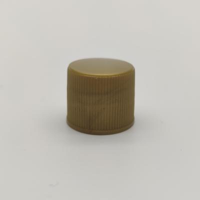 Cina Coperchio a vite dorato di 18mm, cappucci della parete costolata e chiusure di plastica in vendita