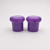China Purple Mushroom Shape PP Plastic Flip Top Cap for sale