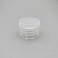 China OEM 28mm Octagonal Squeeze Pet Plastic Flip Top Cap for sale