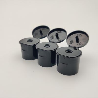 Cina Bottiglia di plastica del dispositivo di rimozione di abitudine 24/415 pp Flip Top Cap For Makeup in vendita