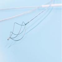 China Versatile Silver Stone Basket with Smooth Edges and Flexible Wire Design for sale