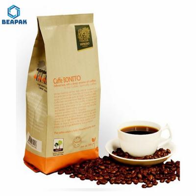 中国 ジッパー500gの平底の包装のコーヒー バッグを立てて下さい 販売のため