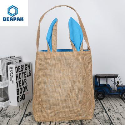 Cina Borsa della iuta del cotone riciclata portatile della chiusura lampo del fondo piatto in vendita