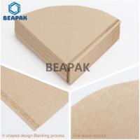 China Biodegradable Brown Natural V60 Coffee Strainer Paper for sale