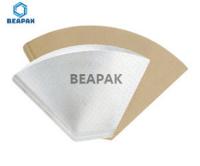China White Sector Shape Coffee Drip Paper Filtering Good Permeability for sale