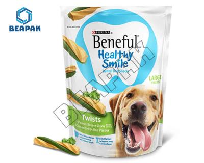 Cina Delaminazione d'imballaggio stampata del sacchetto del fondo piatto dell'alimento per animali domestici non in vendita