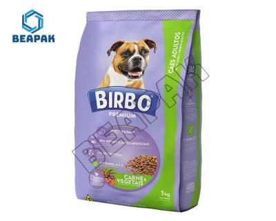 Cina Delaminazione d'imballaggio stampata del sacchetto del fondo piatto dell'alimento per animali domestici non in vendita