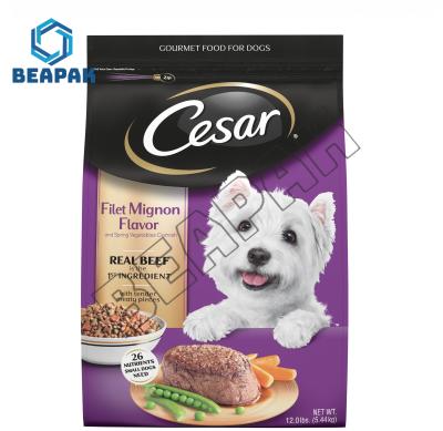 China Delaminazione d'imballaggio stampata del sacchetto del fondo piatto dell'alimento per animali domestici non for sale